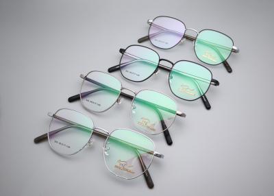 China Ultralight Sophisticated Vintage Custom Metal Eyeglass Frames Acetate Optical for sale