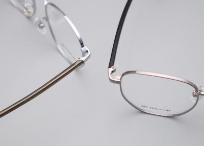 China Ultralight Sophisticated Vintage Custom Metal Eyeglass Frames Acetate Optical for sale