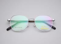 Quality Plate Legs Rectangle Shape Full Rim Metal Glasses Frame 360 for sale