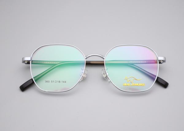 Quality Plate Legs Rectangle Shape Full Rim Metal Glasses Frame 360 for sale