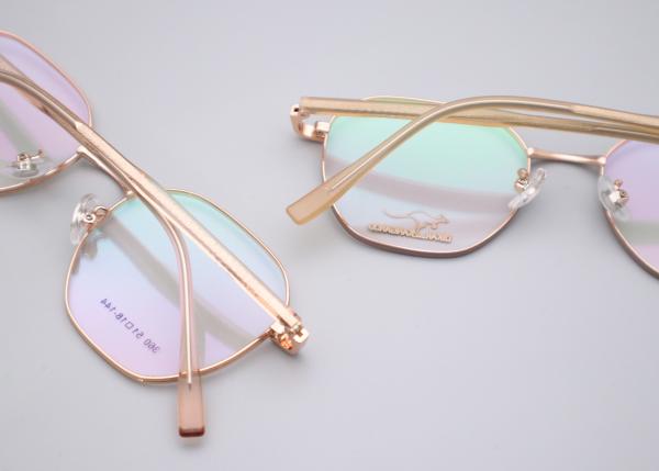 Quality Plate Legs Rectangle Shape Full Rim Metal Glasses Frame 360 for sale