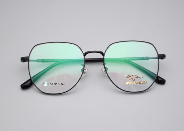 Quality Classic Retro Colorful Full Frame Metal Glasses Acetate Optical for sale