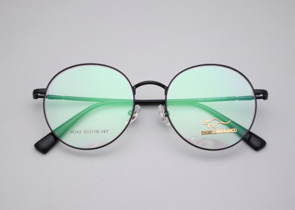 Quality Gold Full Rim Metal Eyeglasses Frame Retro Sophisticated Style H342 for sale