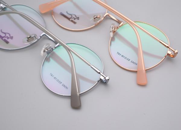 Quality Gold Full Rim Metal Eyeglasses Frame Retro Sophisticated Style H342 for sale