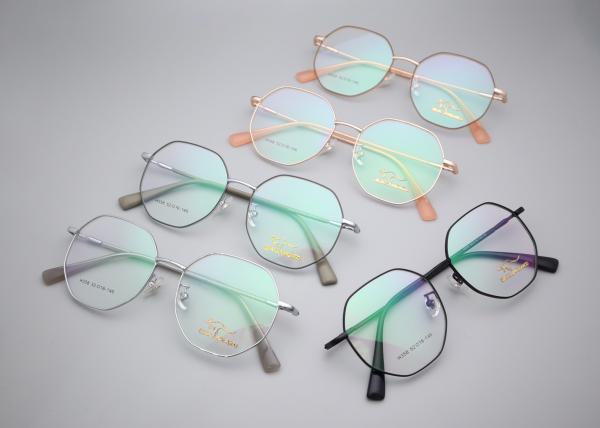 Quality Fashion Metal Frame Eyeglasses Unisex Full Rim Frame Metal Optical for sale