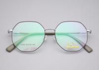 Quality Fashion Metal Frame Eyeglasses Unisex Full Rim Frame Metal Optical for sale