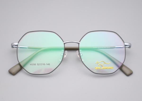 Quality Fashion Metal Frame Eyeglasses Unisex Full Rim Frame Metal Optical for sale