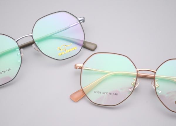 Quality Fashion Metal Frame Eyeglasses Unisex Full Rim Frame Metal Optical for sale