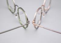 China Square Metal Frame Eyeglasses Sleek Framework With Flex Temple Length for sale