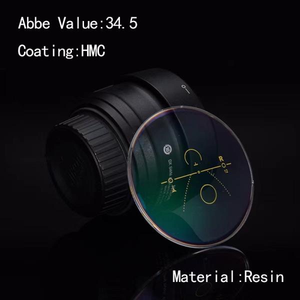 Quality Free Form 1.5 1.56 Inner Progressive HMC Multi-Focal Custom Progressive Lenses for sale