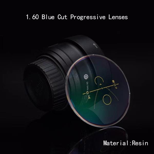 Quality Quality Lenses 1.60 Blue Cut Progressive Lenses Block Blue Ray Glasses Progressive Lens for sale