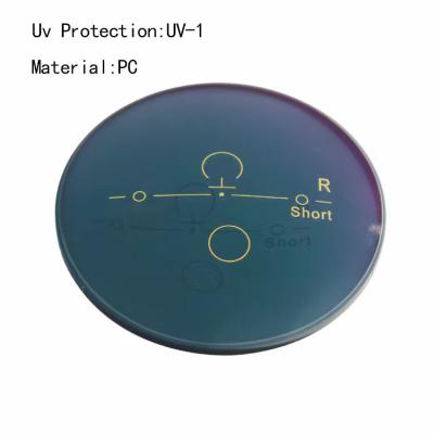 Cina 1.59 PC AR Coating Photochromic Block Blu Ray Progressive Lens in vendita