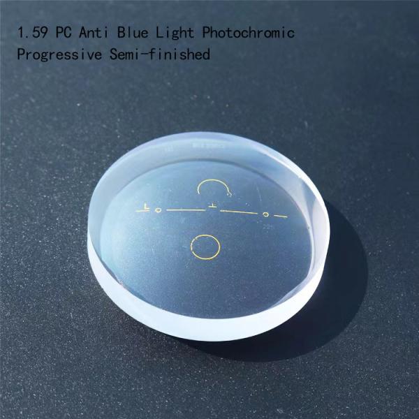 Quality 1.59 Progressive Lenses With Blue Light Filter PC Progressive Semi-Finished for sale