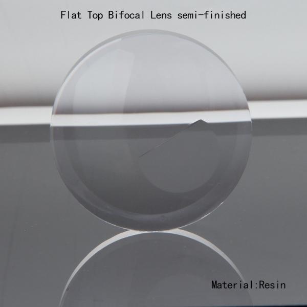 Quality Flat Top Digital Bifocal Glasses Lens Semi-Finished UC/HC/HMC White Optical for sale