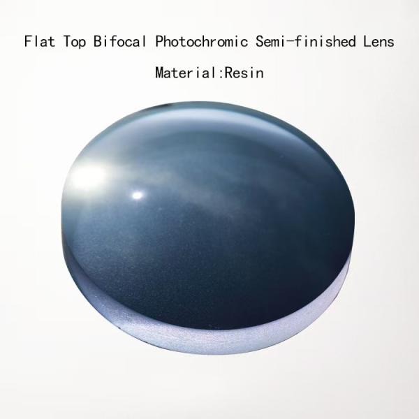 Quality Flat Top Bifocal Lens Semi-finished UC/HC/HMC Photochromic Lens for sale