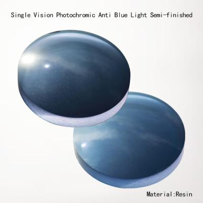 Quality Single Vision UC/HC/HMC Photochromic Anti Blue Light Semi-finished for sale