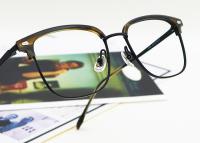 China Pure Titanium Eyeglass Frames Full Rim Glasses Adjustable Temple for sale