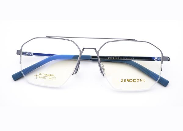 Quality Trendy And Ergonomic Beta Titanium Glasses Lightweight ZTO 3012 for sale