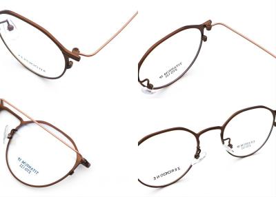 China 48-19-145 Elliptic IP-Plating Beta Titanium Glasses ZTO 122 Unisex for sale
