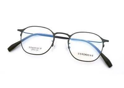 중국 초연량 풀프레임 베타 티타늄 프레임 안경 ZTO 129 판매용