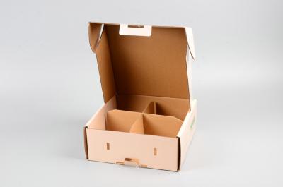 China High Durability Corrugated Paper Box Custom Size Full Color Printing for sale