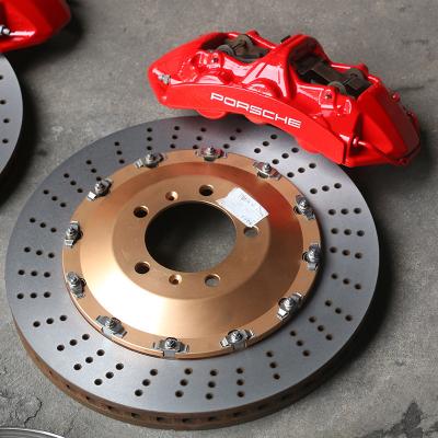 Cina Aggiornamenti delle pinze dei freni per auto Porsche alla pinza rossa GT6 6pot per migliorare la potenza di arresto in vendita