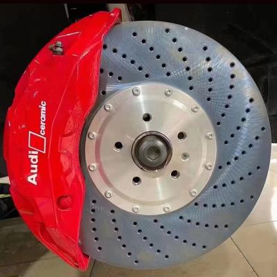 China La misura per i corredi del calibro del freno di Audi Q5 Q7 A4 A5 A6 migliora un grande calibro di 10 pistoni for sale