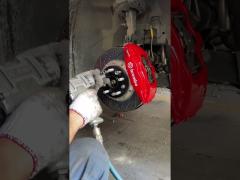 4 kit pinza freno a pistone per auto misura cerchione R17 adatto per Benz GLA W117 / Brembo F50