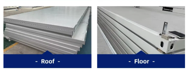 Customizable folding container house configurations