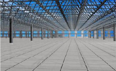 Quality Prefab Space Frame Construction Structure Industrial Metal Building Storage for sale