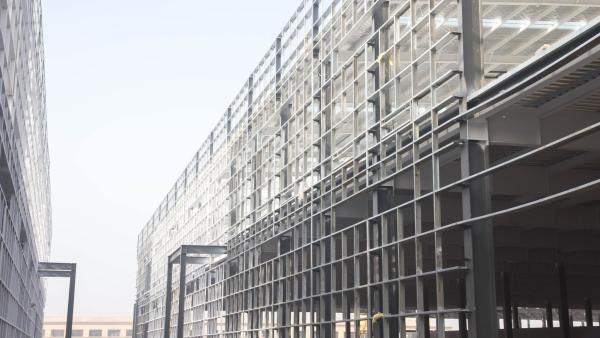 Quality Customized Stable Long Span Steel Construction Structures Industrial Warehouse for sale