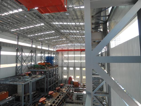 Quality Customized Stable Long Span Steel Construction Structures Industrial Warehouse for sale