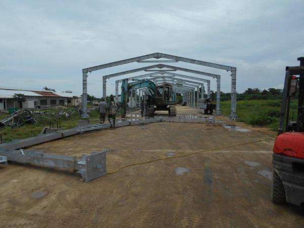 Quality Q355b Steel Structure Fabricated Industrial Steel Building Warehouse Workshop for sale