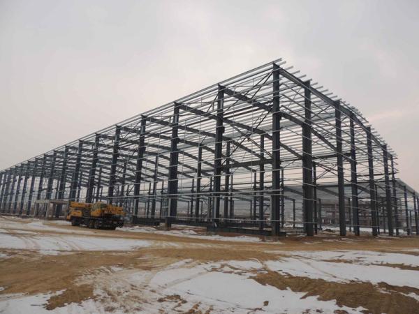Quality Q355b Steel Structure Fabricated Industrial Steel Building Warehouse Workshop for sale