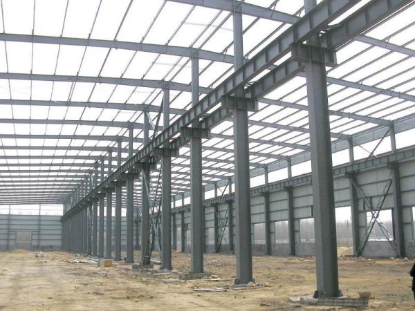 Quality Customized Steel Structure Workshop Building GB Standard With Different Window for sale