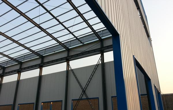 Quality Customized Steel Structure Workshop Building GB Standard With Different Window for sale