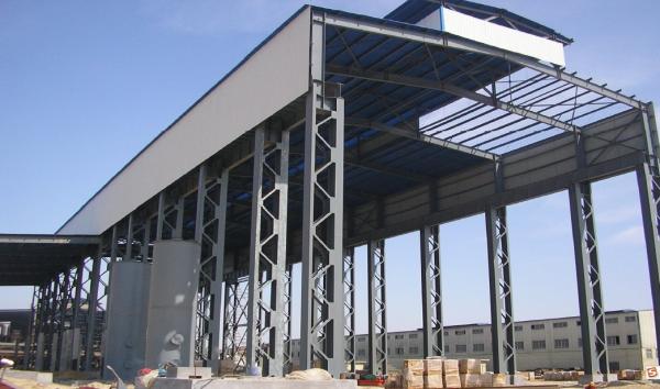 Quality ISO Certified Prefabricated Steel Structure Workshop Construction Building for sale