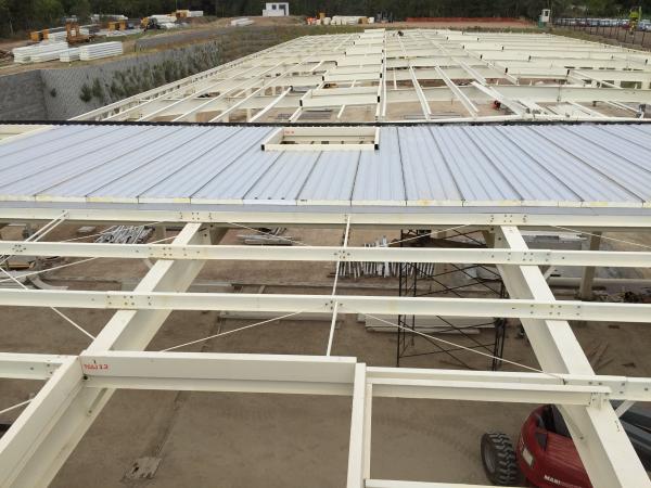 Quality Galvanized Light Steel Structural Workshop For Auto Service Shop for sale