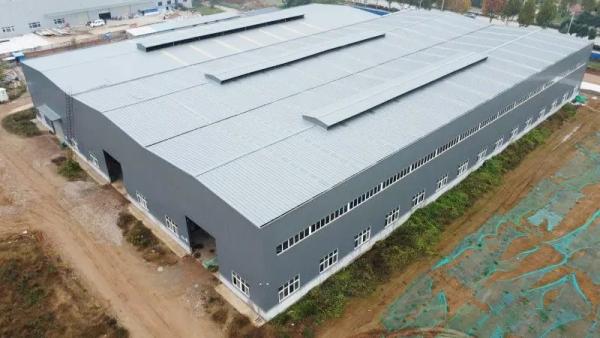 Quality Fast Install Prefab Metal Warehouse Wind Resistance With Sandwich Panel Roof for sale