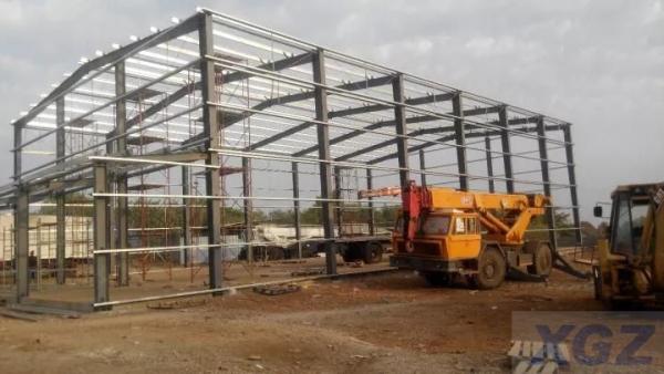 Quality PU Panel Steel Frame Warehouses Cold Room Pre Engineered Metal Building Custom for sale
