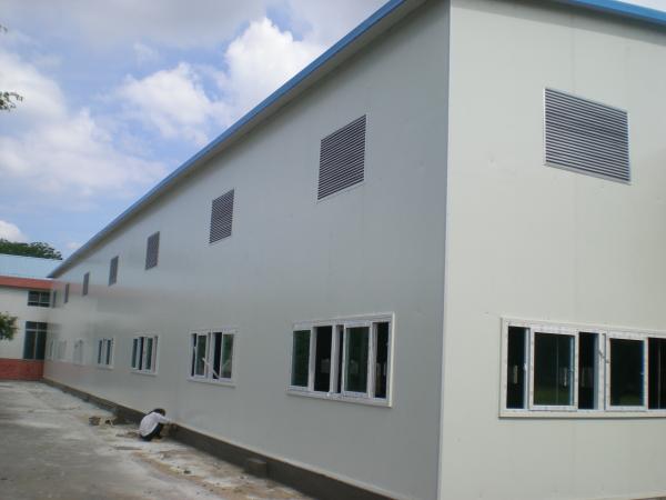 Quality Excellent Quality PU Panel Steel Structure Frame Food Processing Warehouse for sale