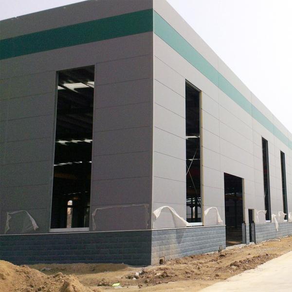 Quality Excellent Quality PU Panel Steel Structure Frame Food Processing Warehouse for sale