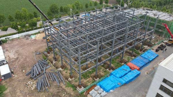 Quality Modern Q235 Q355 Steel Structure Building Customized With Sandwich Panel Roof for sale