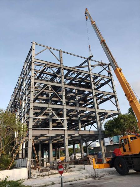 Quality Prefabricated Steel Frame Steel Structure Building Warehouse Workshop Q235 Q355B for sale