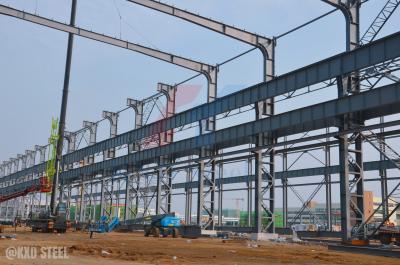 China Ponte Estrutura de aço pré-fabricada Armazém Fabricação Estrutura de metal Empresa Estrutura de aço de metal Edifício de armazém for sale