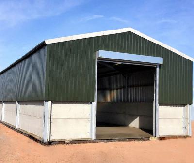 중국 가축 보호소 유제 농장 창고 철강 구조 살아있는 가축을 위한 소 가옥 판매용