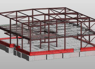 Cina Aluminico Leggio Finestra Prefabbricata Struttura d'acciaio Magazzino Laboratorio per la costruzione rapida e facile in vendita
