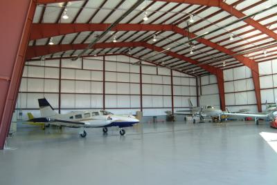 China Economic Metal Frame Easy Assemble Prefab Steel Structure Hangar for sale