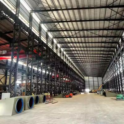China Fully Customizable Light Steel Structure Frame Prefabricated Big Canopy Warehouse Workshop For Heavy Bending for sale