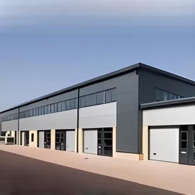 China Customized Prefabricated Steel Structure Metal Building Workshops Plants Pole Barn Kits for Farm Shed Self-Storage Workshop for sale